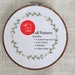 Dainty Wreath Hand Embroidery Pattern: Beginner Farmhouse Decor ...