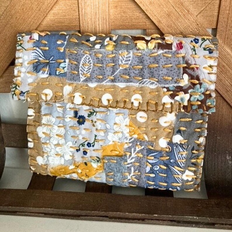 Hand Stitched Prayer Pouch Slow Stitching Slow Stitching Gift for Her ...