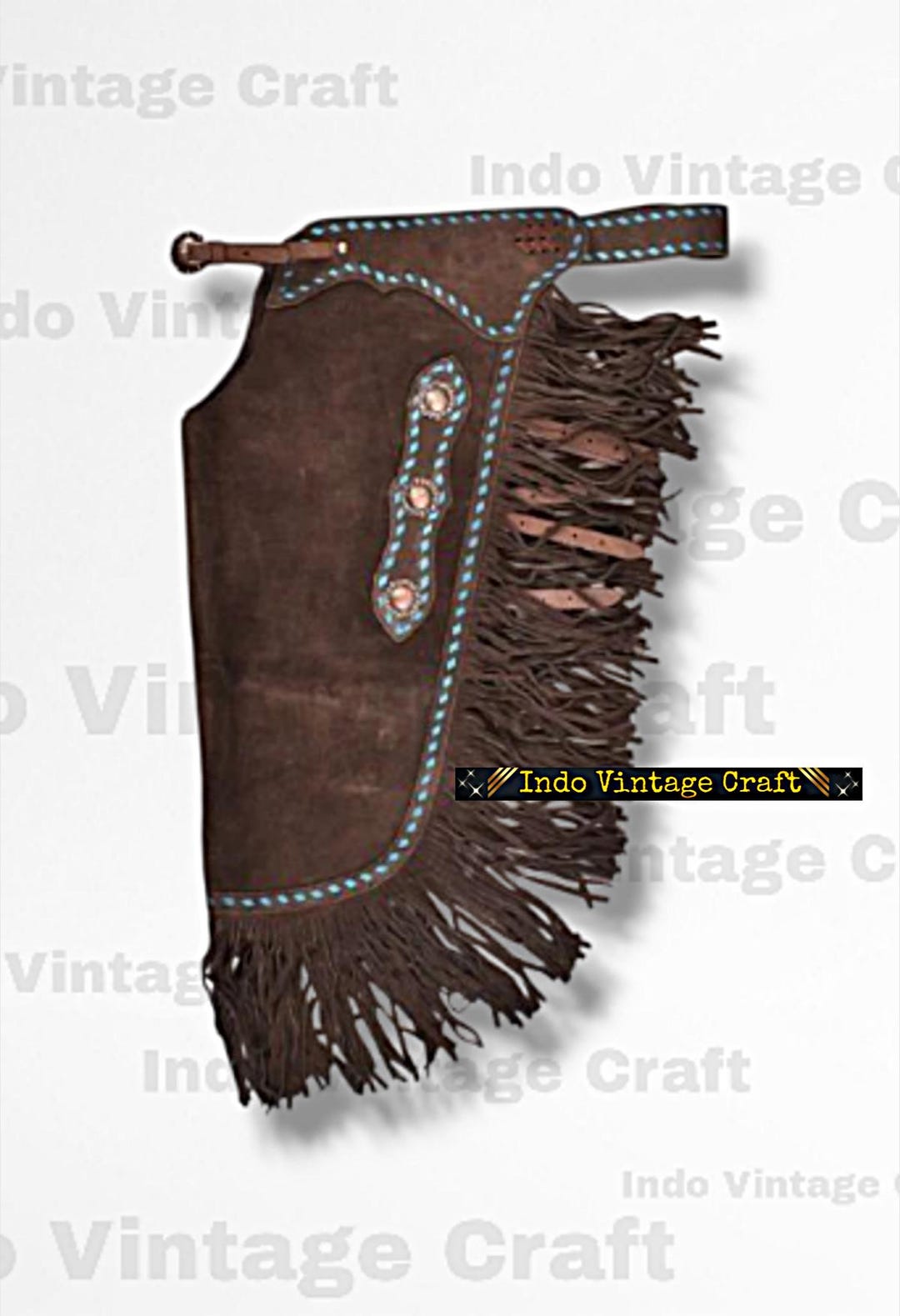 Western Leather Chink Chap | Equestrian Horse Riding Chaps for Kids ...