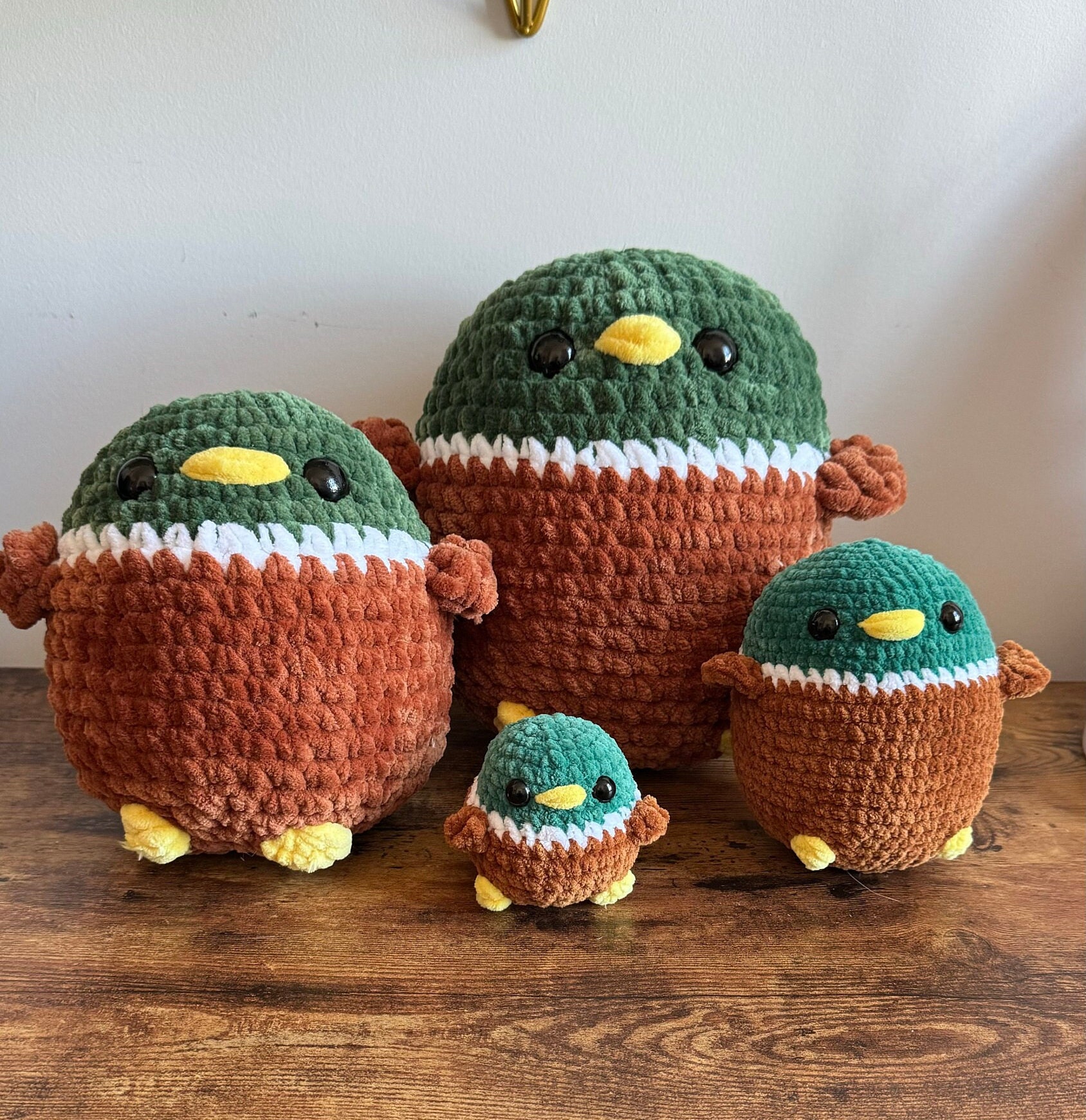 Mallard Duck Plushy | Handmade Crochet Duck | Dr.mallard Jumbo Duck ...