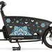 Reflective Cargo Bike Sticker Mandala | Boho | Safety Meets Style ...