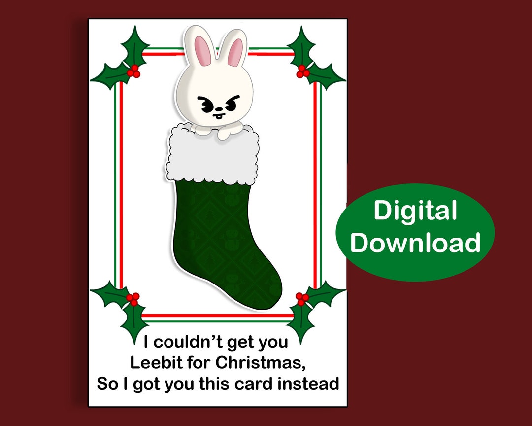 Printable Card Leebit From Skzoo Stray Kids Greetings Card - Etsy