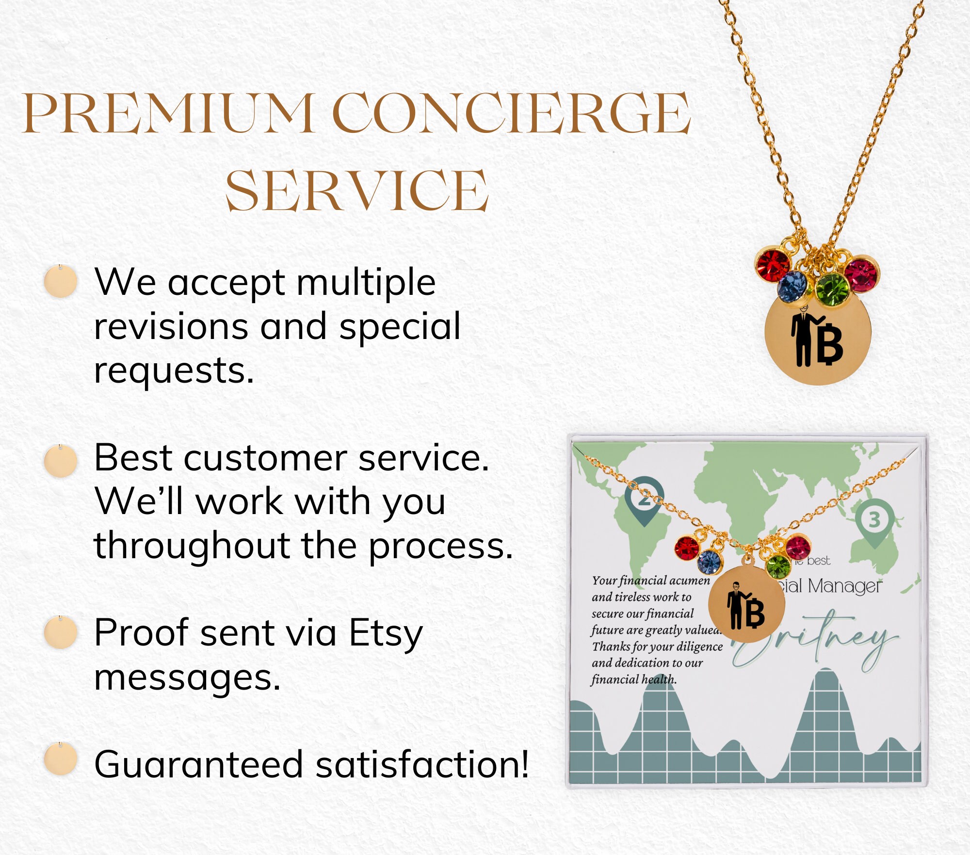 Initial Birthstone Necklace Gift Idea for Coworker Leaving Gift Jewelry ...