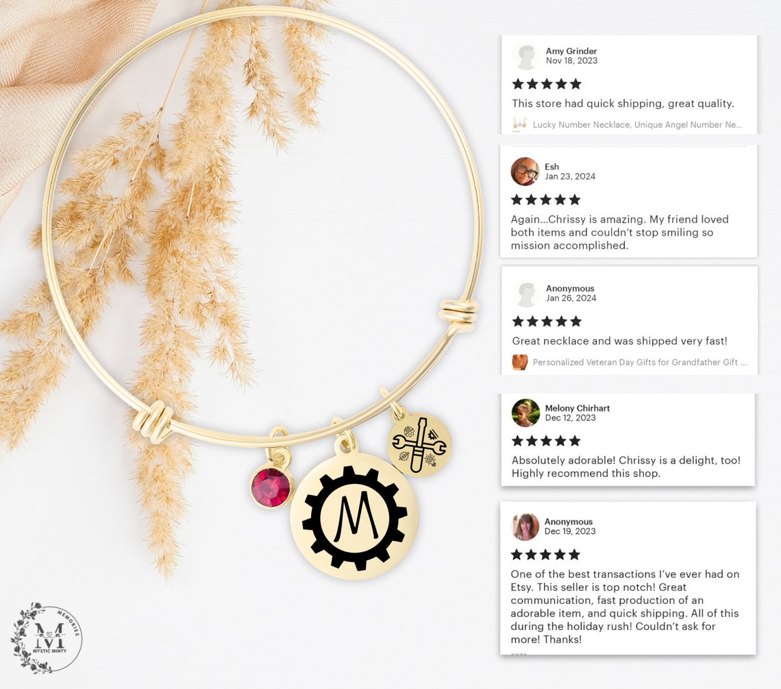 Personalized Bracelet Custom Gift for Computer Engineer Graduation ...