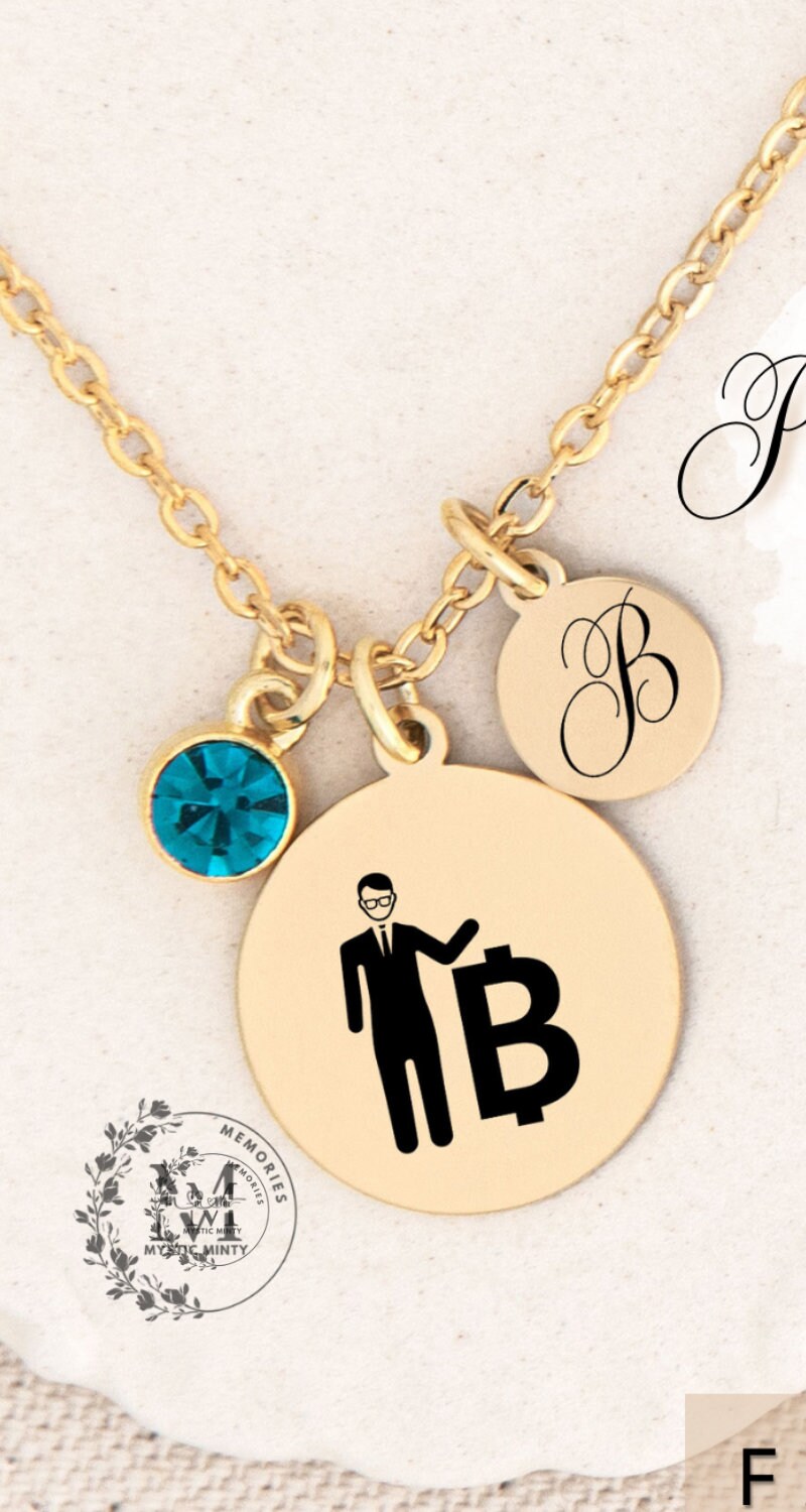 Initial Birthstone Necklace Gift Idea for Coworker Leaving Gift Jewelry ...