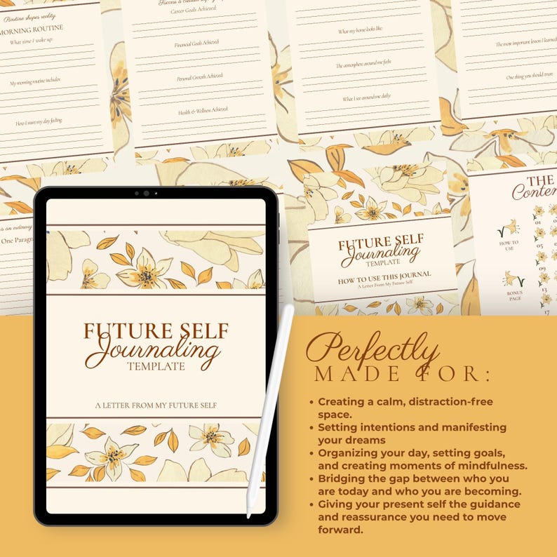 2026 Busy Book Future Self Journal Printable Manifestation Journal ...