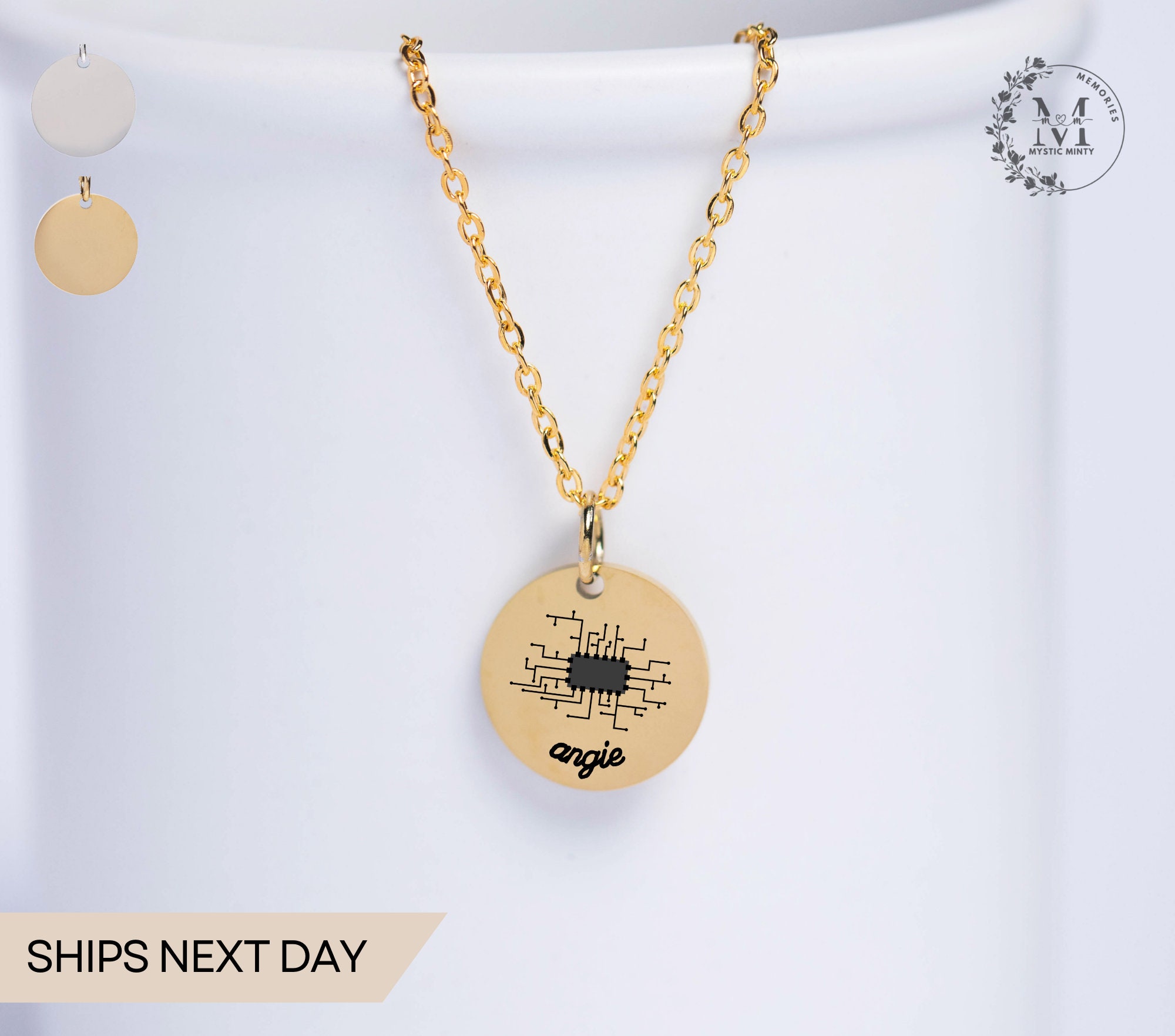 Custom Computer Jewelry Tech Necklace Gift for Her Student Gifts for ...