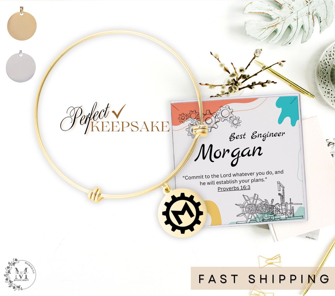 Personalized Bracelet Custom Gift for Computer Engineer Graduation ...