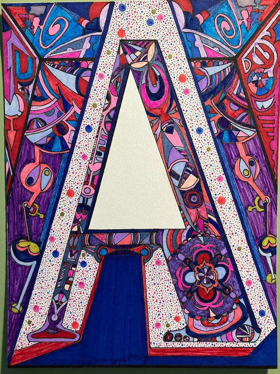 Abstract Marker Drawings