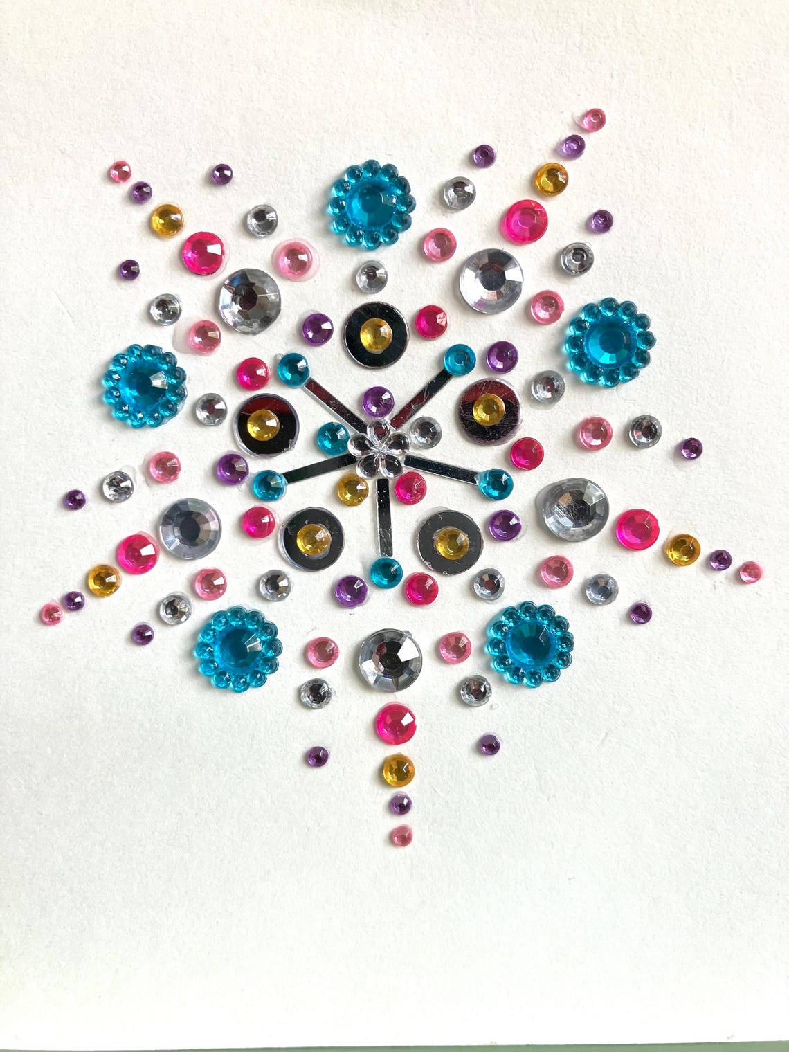 Set of Five Varying Birthday Cards With Colorful Floral Design Theme - Etsy