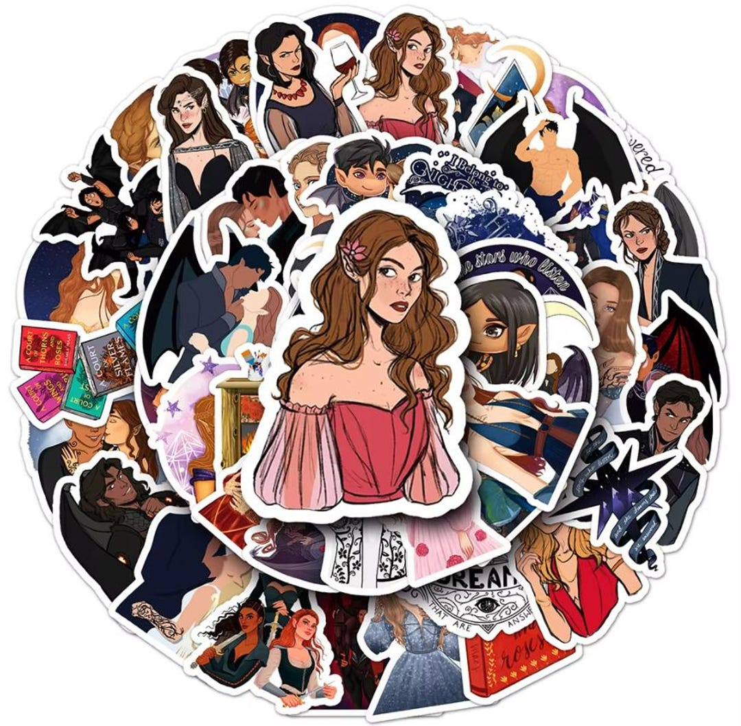 ACOTAR Sticker,acotar Merch,acotar Fan, Booktok Sarah J Maas Fan Art ...