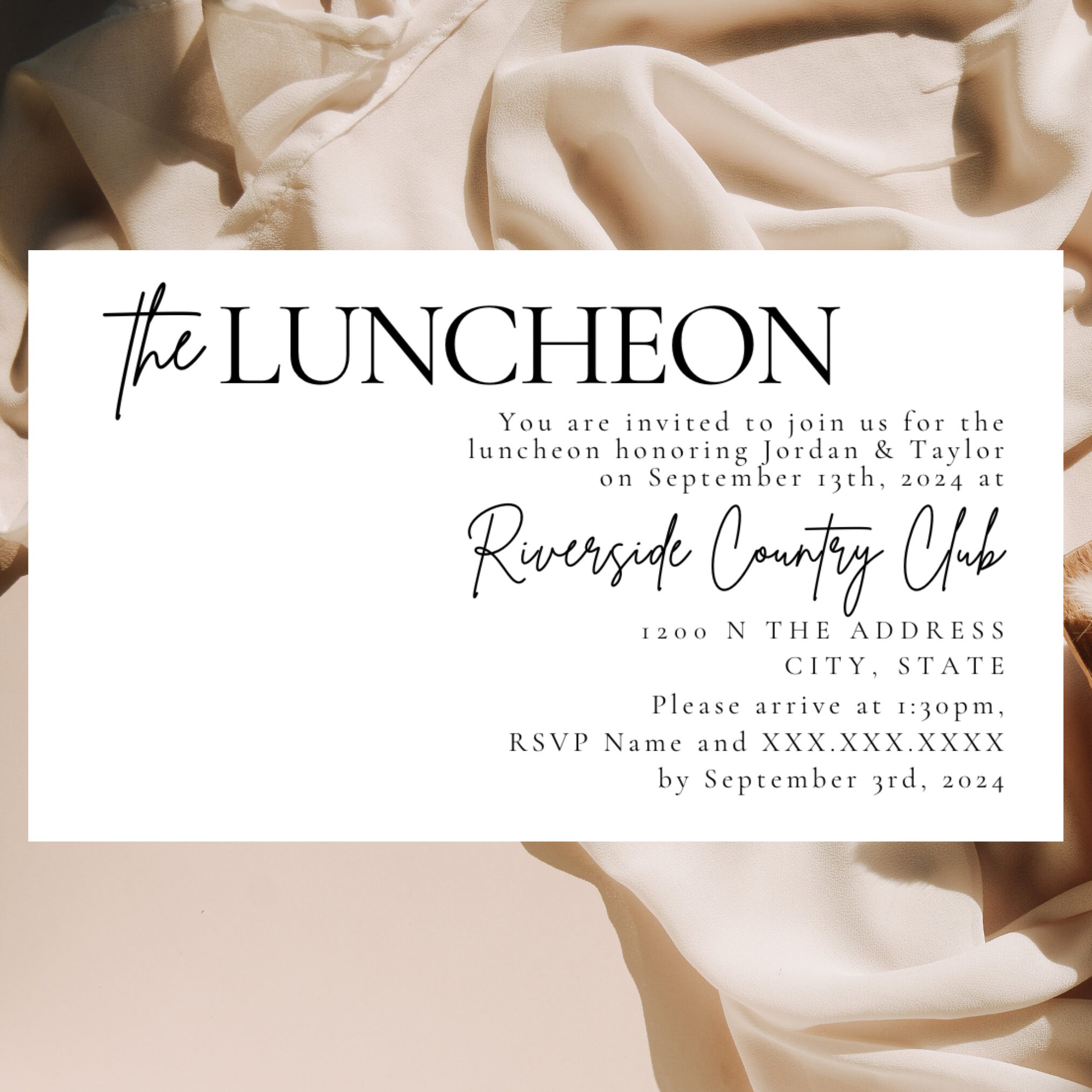 LDS Wedding Invitation Insert Cards - Etsy