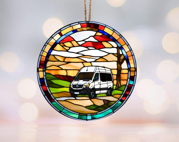 Mercedes Benz Sprinter Camper Van Carrying Christmas Tree Christmas ...