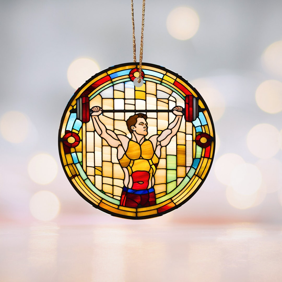 Bodybuilder Ornament, Weightlifter Christmas Gift, Gift for a Jock ...