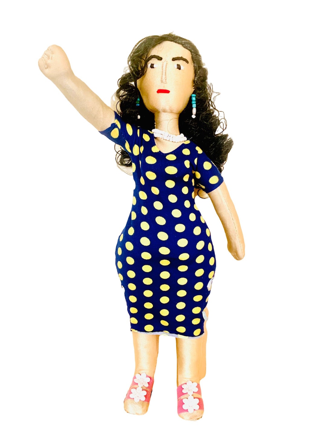 Child Friendly Doll Doll With Curly Black Hair Doll for Birthday Gift ...