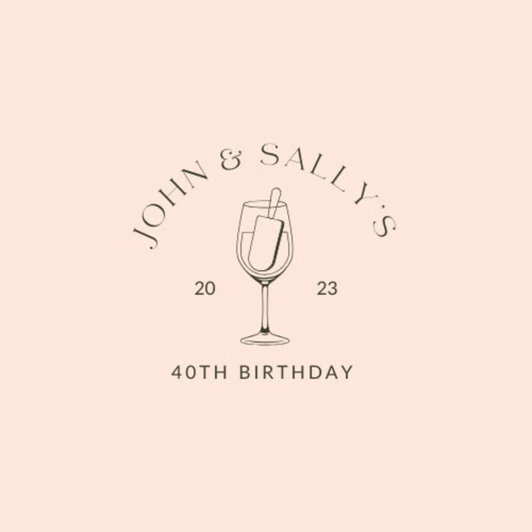 Personalized Birthday Celebration Logos - Etsy