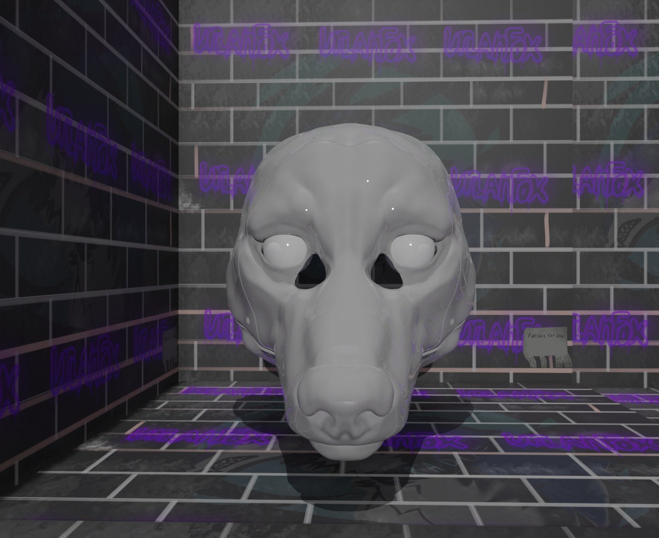 Maned Wolf Fursuit 3D Base, 3D Printable Furry Model, Premium Design ...