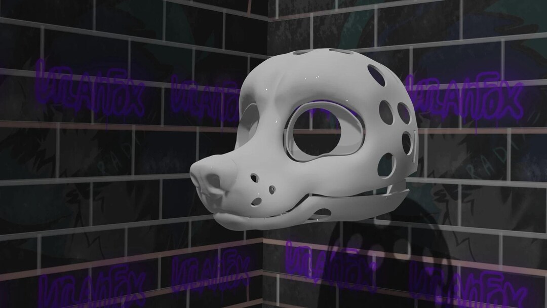 Dog Fursuit Base, 3d-printed From Durable PETG Filament, in Toony ...