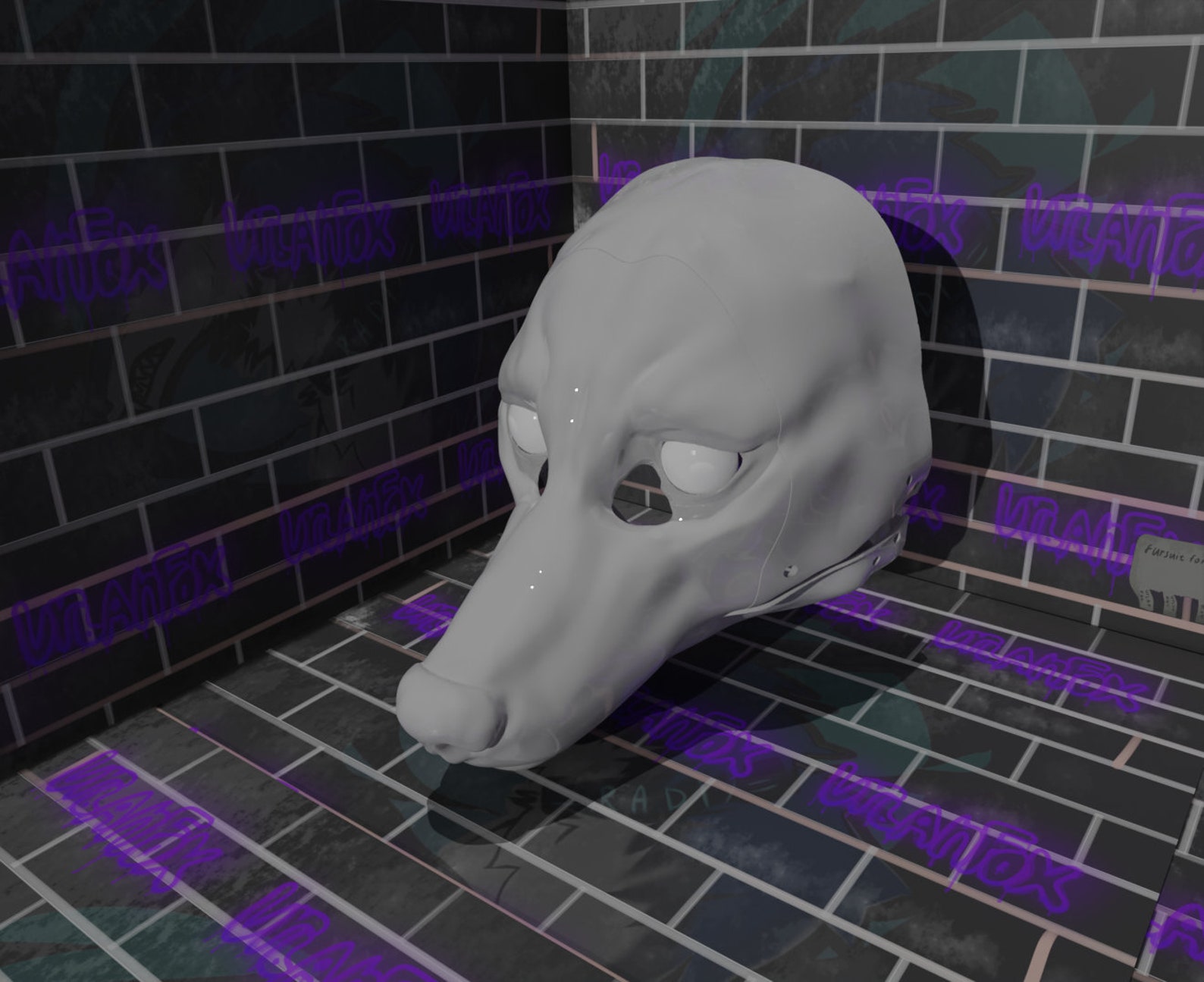 Maned Wolf Fursuit 3D Base, 3D Printable Furry Model, Premium Design ...