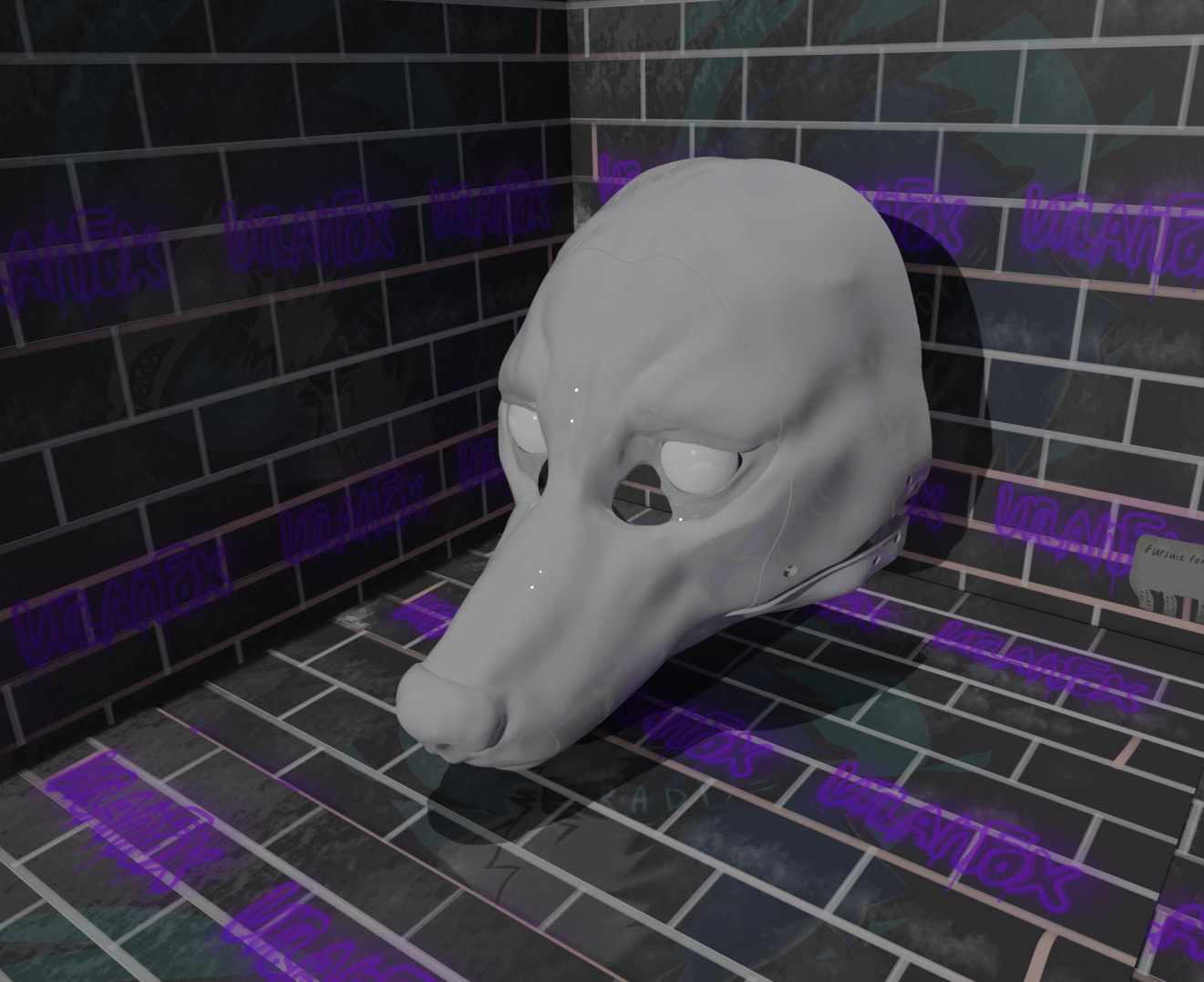 Maned Wolf Fursuit 3D Base, 3D Printable Furry Model, Premium Design ...