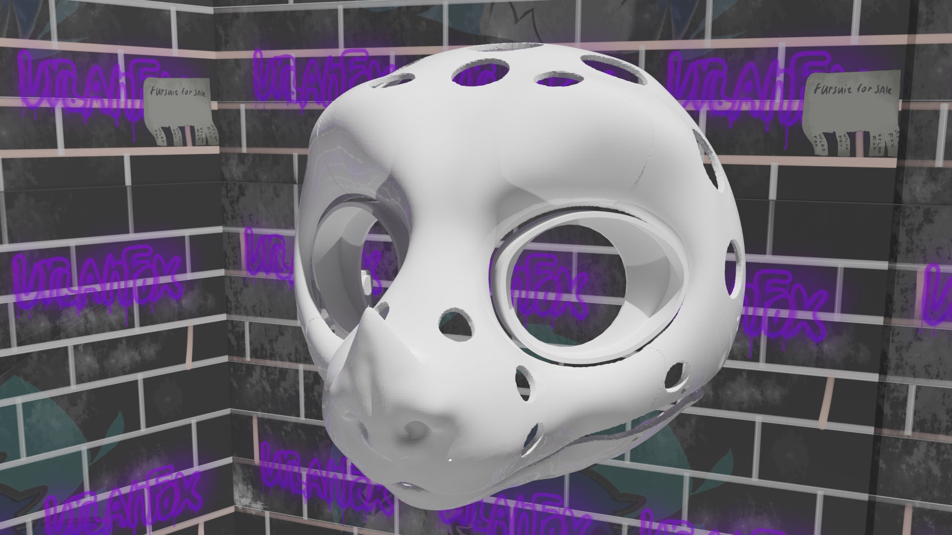 Bat Fursuit Base STL, With Hinged Moving Jaw, in Toony Kemono Style ...