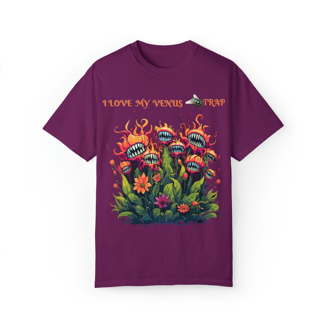 Unisex Garment-dyed T-shirt I Love My Venus Flytrap - Etsy UK