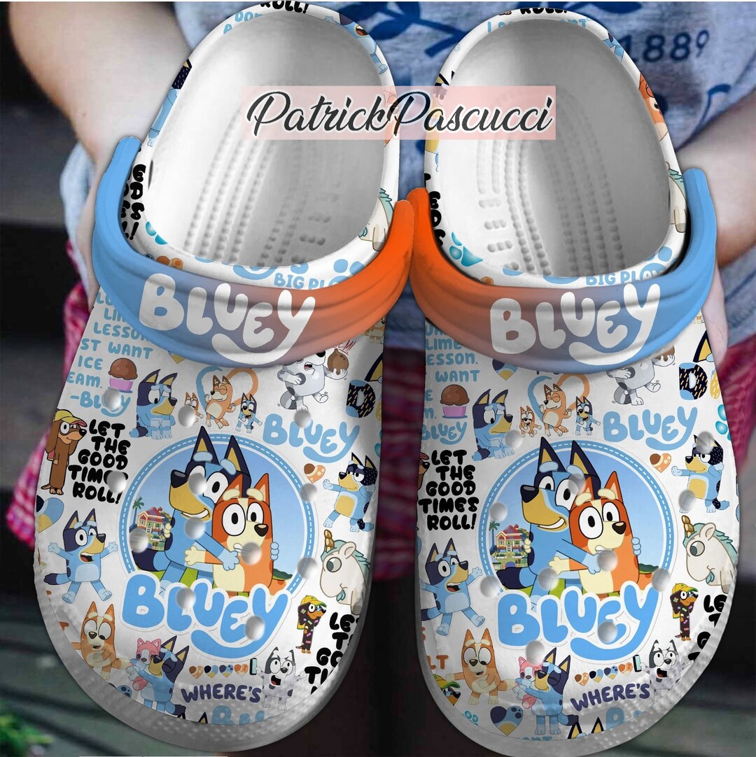 Bluey Clogs Shoes, Bluey Family Clogs Sandals, Bluey Family Slippers ...