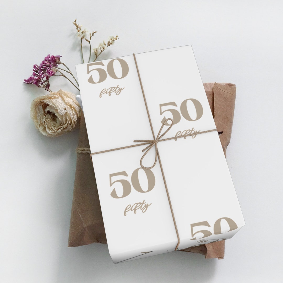 Custom Gift Wrapping Paper Personalized Gift Wrap Birthday Wrapping ...