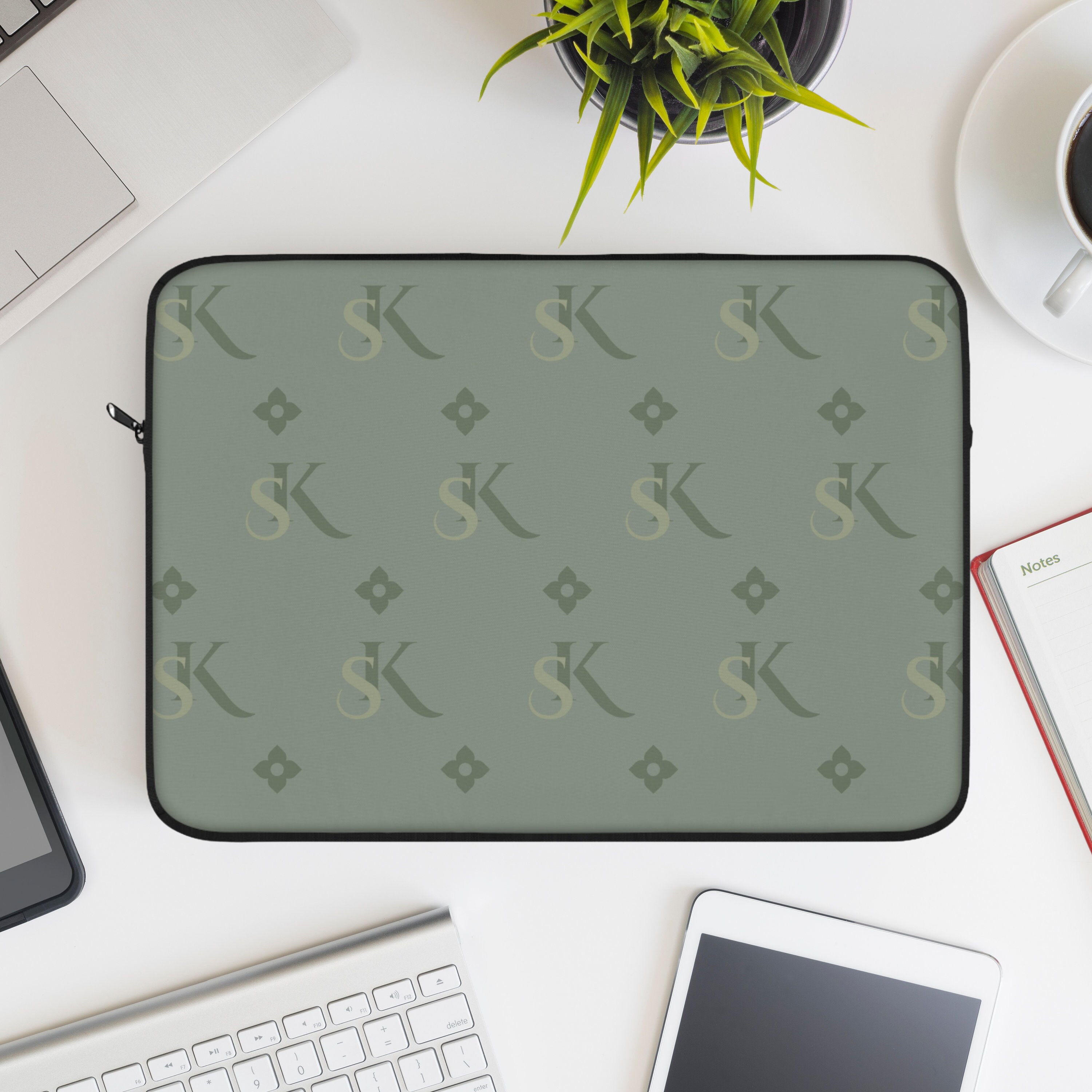 Personalized Laptop Bag Custom Laptop Sleeve Initials Personalized ...