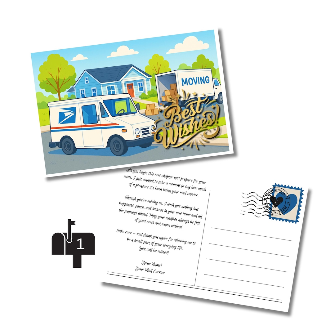 Farewell Cards From Your Friendly Postal Carrier – A Thoughtful Send ...