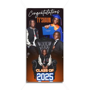 Customizable Graduation Banner Vinyl Banner - Etsy