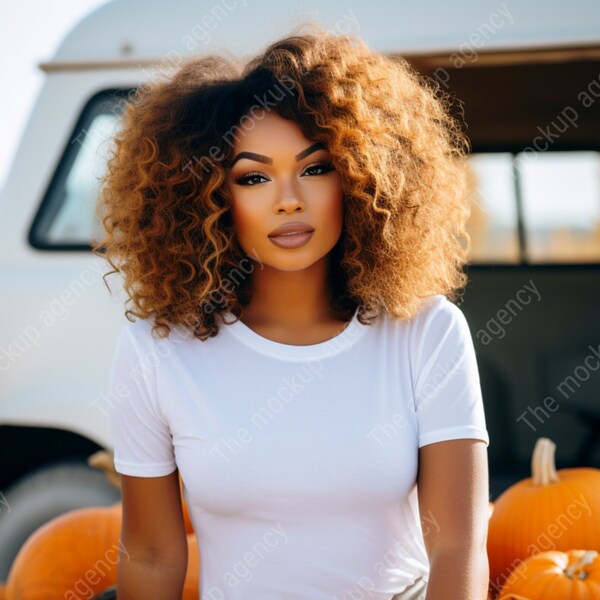 Black Woman Model, Black Woman Mockup, African American Mockup, Black ...