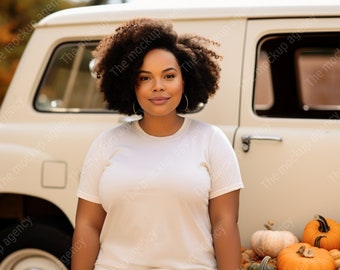 Black Woman Model, Black Woman Mockup, African American Mockup, Black ...