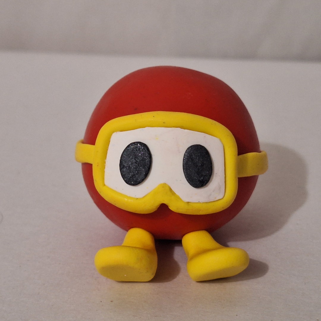 Dig Dug Pooka- Polymer Clay Handmade - Etsy