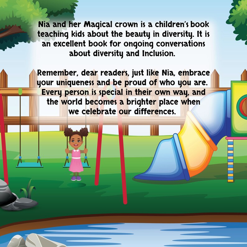 Nia and Her Magical Crown; A Children's Picture Book About Diversity ...