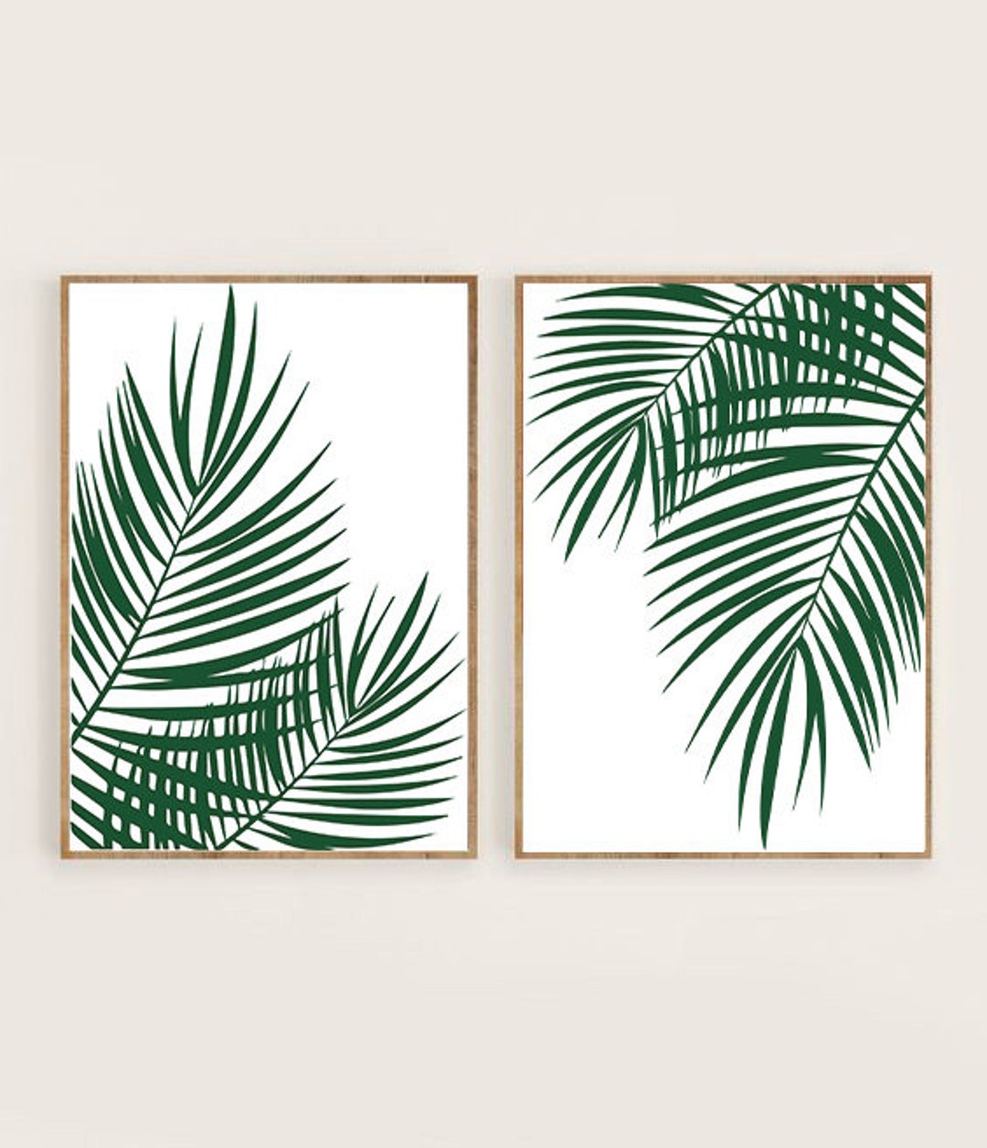 Set of Two Posters, Nature Illustration, Digital Printing, Wall Art ...