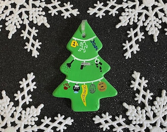 Crime Scene Elements Tree- Crime Scene- Crime Scene Ornament- Crime ...