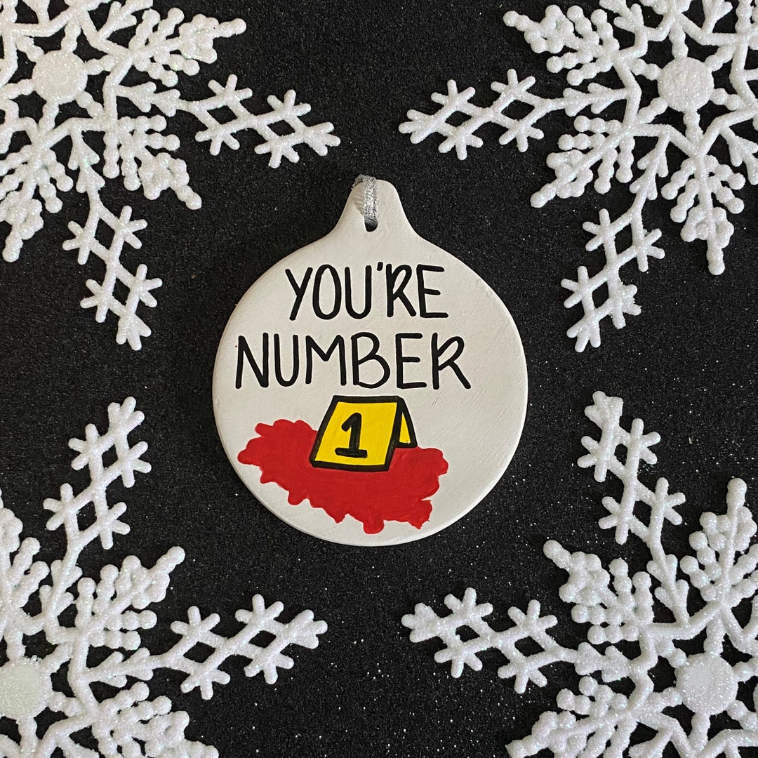 You're Number One Ornament- Crime Scene- Crime Scene Ornament- Crime ...