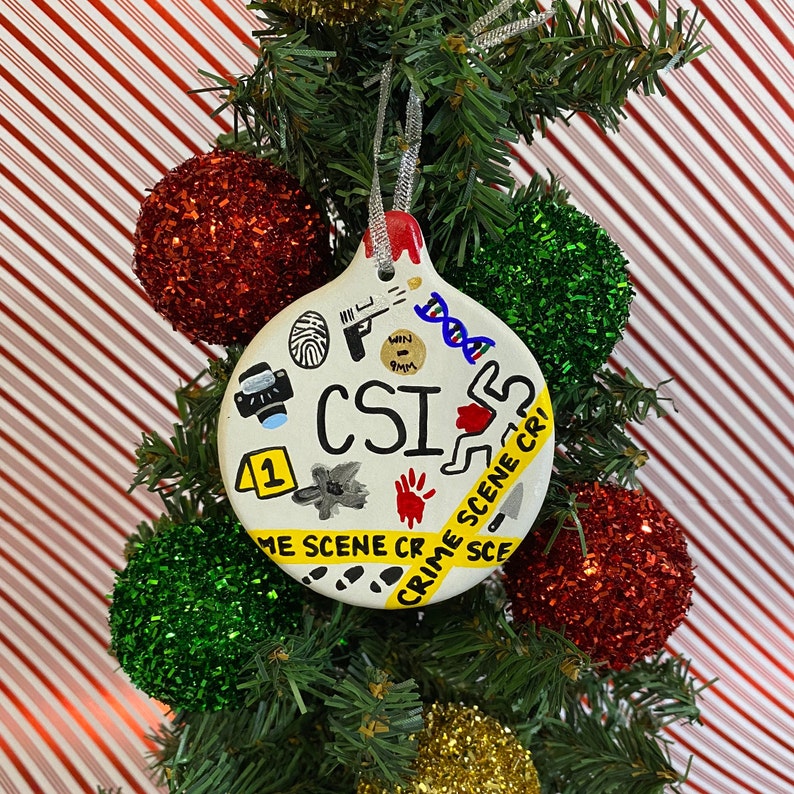 Crime Scene CSI Ornament- Crime Scene- Crime Scene Ornament- Crime ...