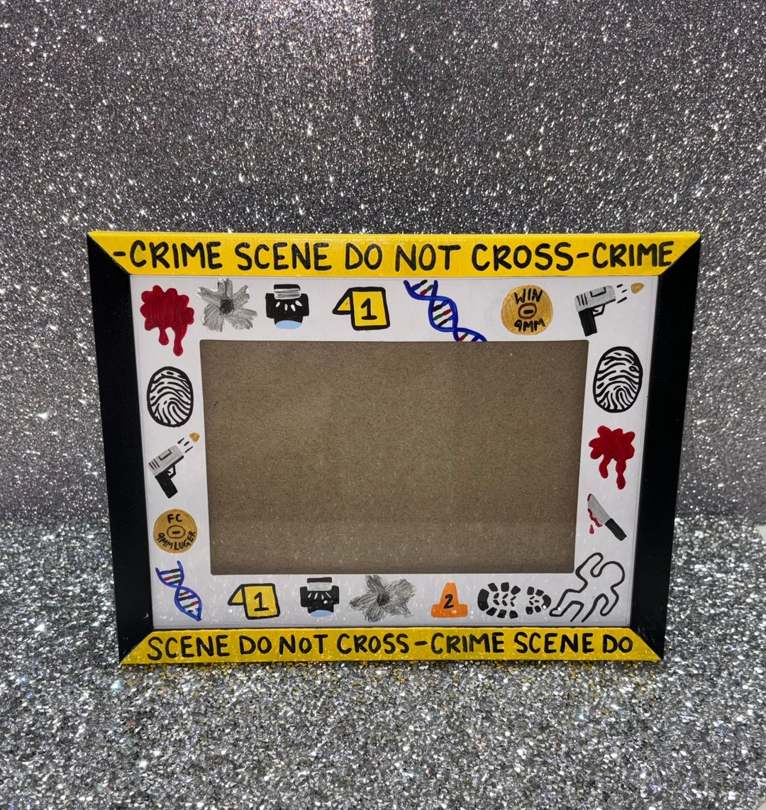 Crime Scene Elements Picture Frame- Crime Scene- Crime Scene Picture ...