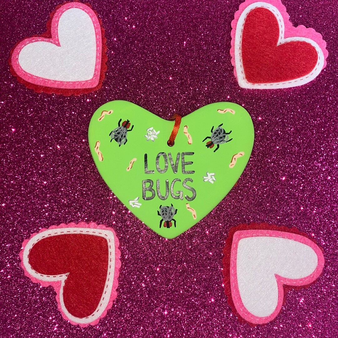 Crime Scene Love Bugs Valentine Ornament- Crime Scene- Crime Scene ...