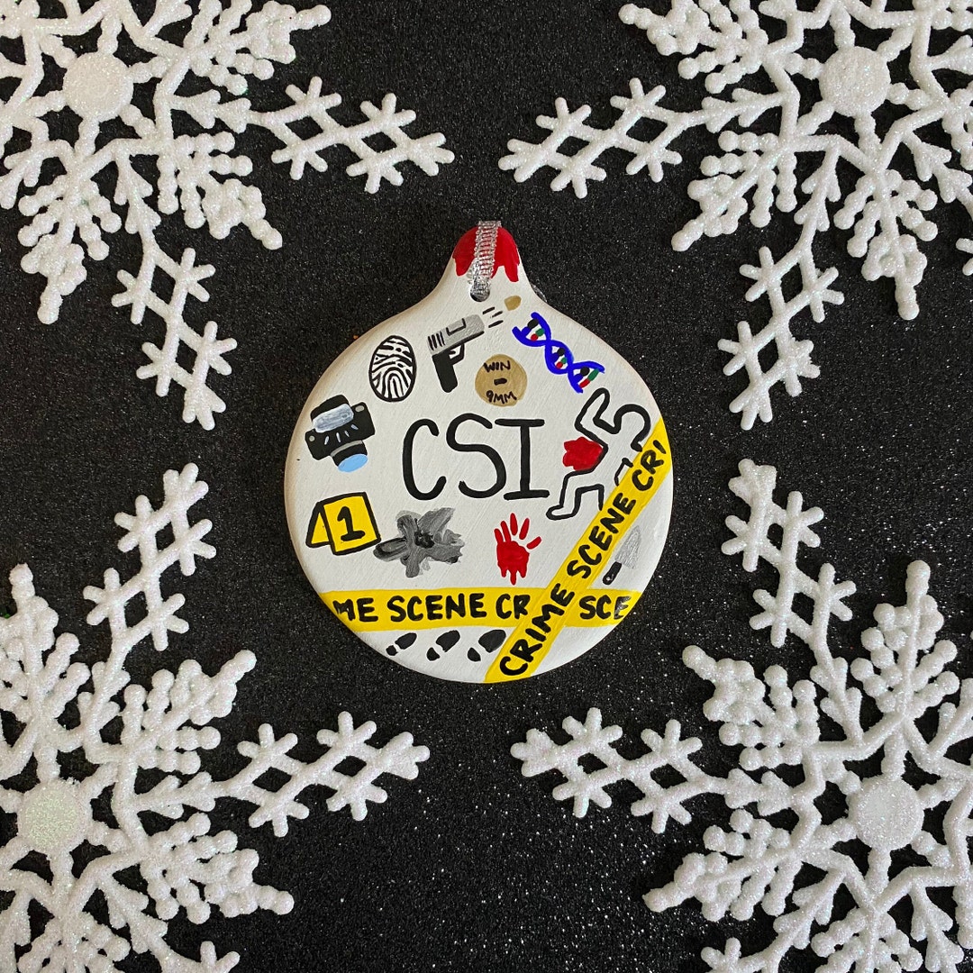 Crime Scene CSI Ornament- Crime Scene- Crime Scene Ornament- Crime ...