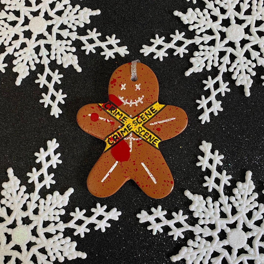 Gingerbread Ornament- Crime Scene- Crime Scene Tape- Crime Scene ...