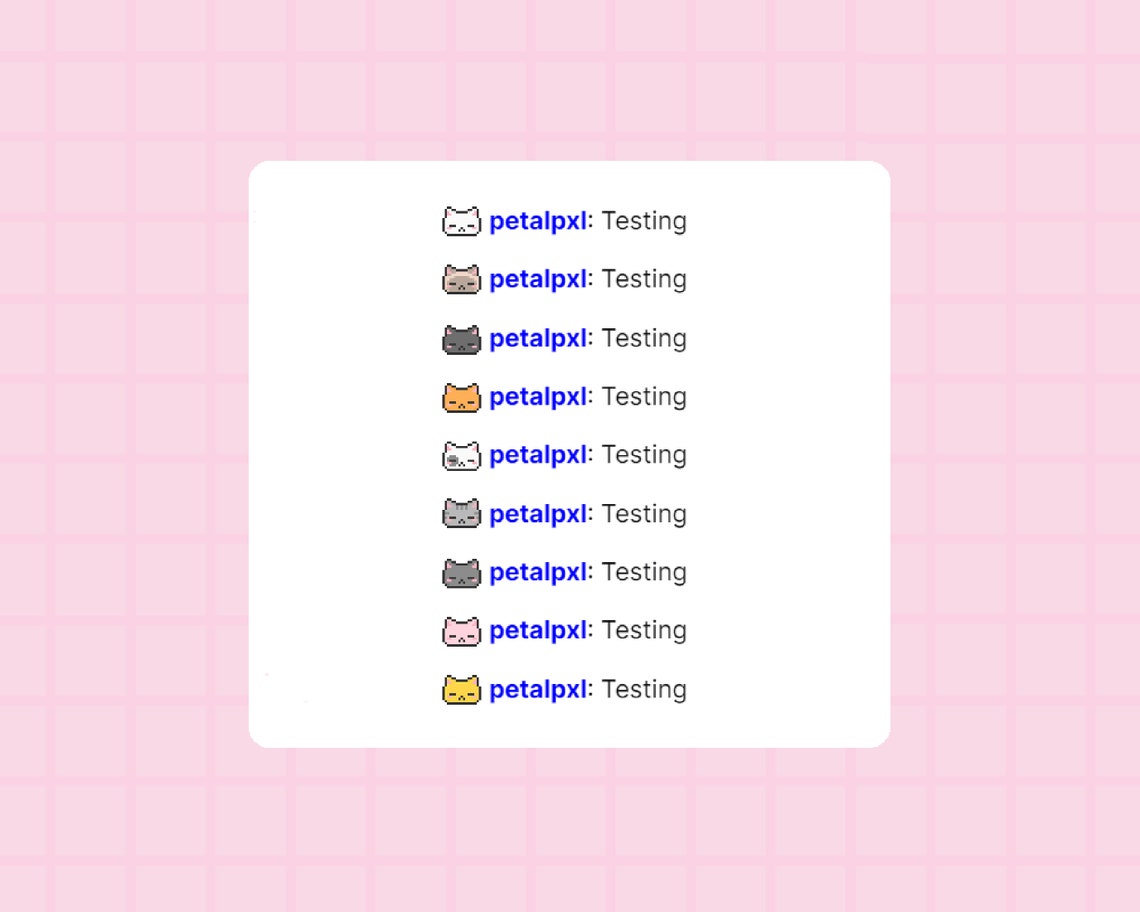 Sleepy Cat Twitch Badges - Cute Pixel Twitch Sub/bit Badges - Kawaii ...