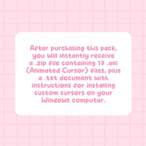 Animated Bunny Cursors for PC - Windows Only - Pastel Pink Cursor Pack ...