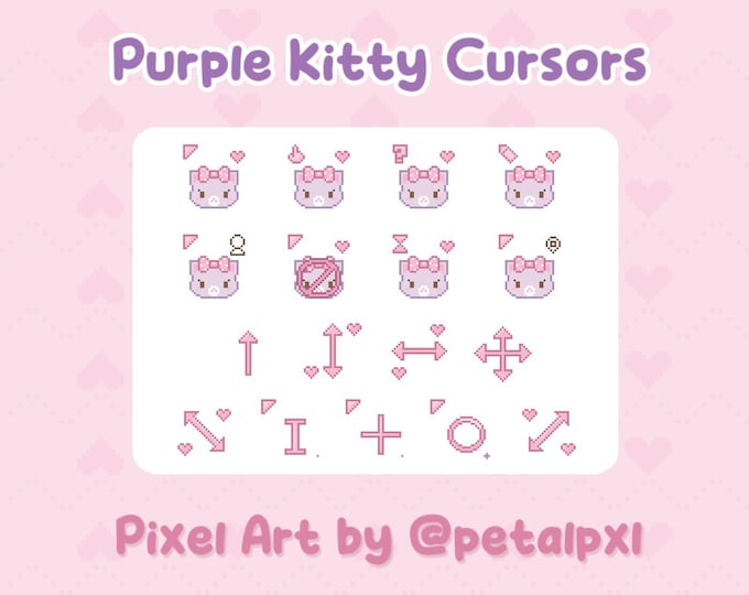 Cute Pink Coquette Mouse Cursor Complete PC Mouse Pointers for Windows ...