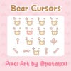 Brown Bunny Cursors for PC - Windows Only - Cute Pixel Art Cursor Pack ...