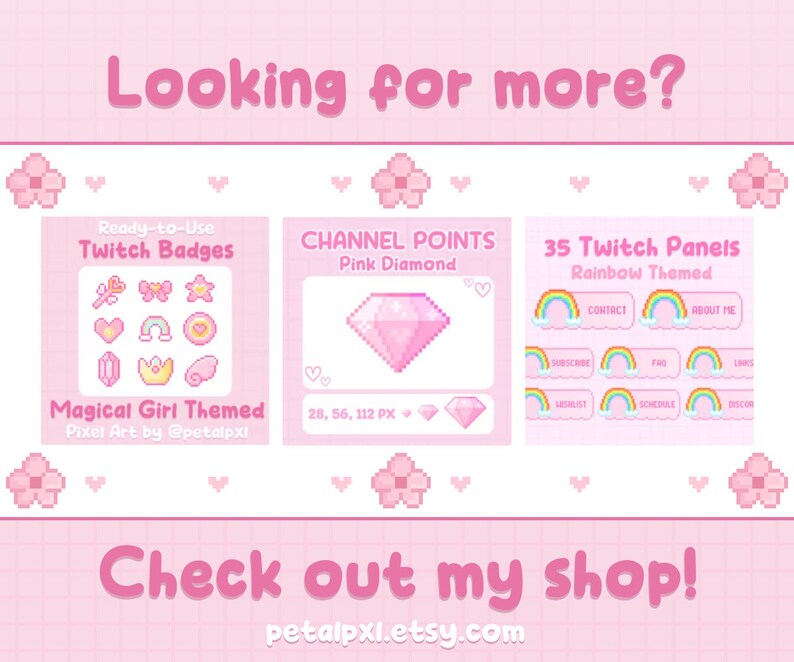 Fairycore Twitch Badges - Pixel Art Sub/bit Badges - Kawaii Cottagecore ...
