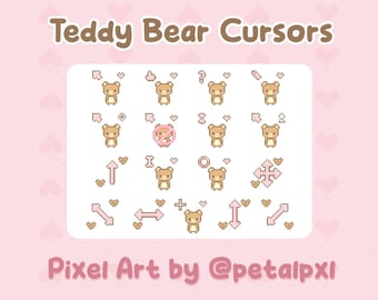 17 Cute Goth Bunny Cursors for PC - Windows Only - Cute Mouse Cursors - Gothic Plush Pixel Art ...