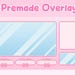 Magical Girl Stream Overlay Pack for Twitch - Cute Pixel Art Stream ...